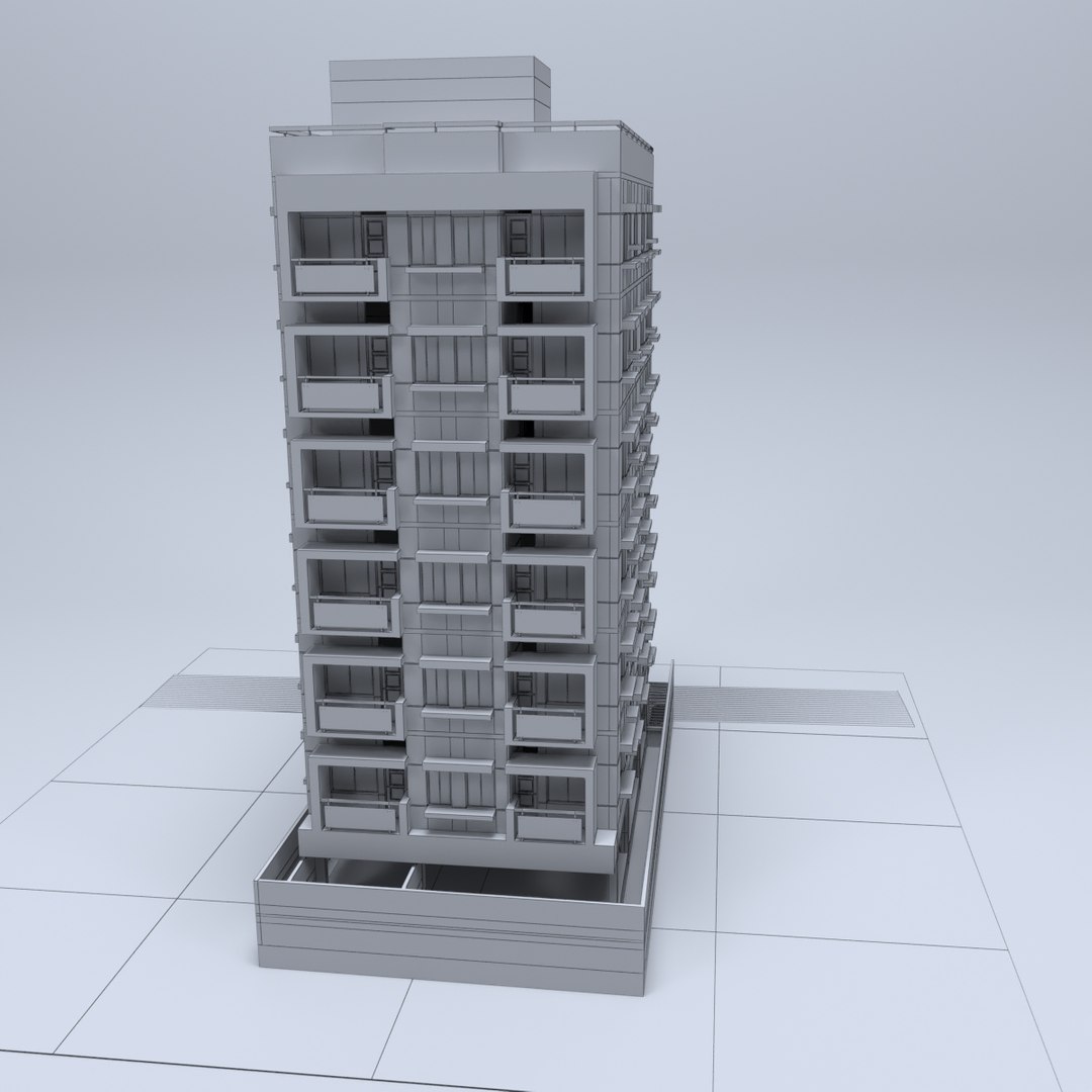 Residential Building Architectural 3D - TurboSquid 1548913
