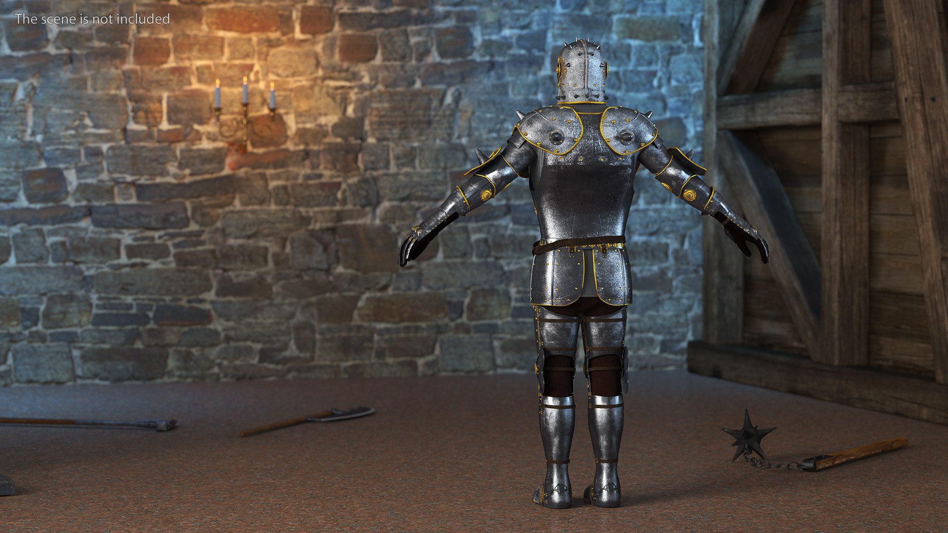 3D Medieval Knight Armor Suit Model - TurboSquid 2215067