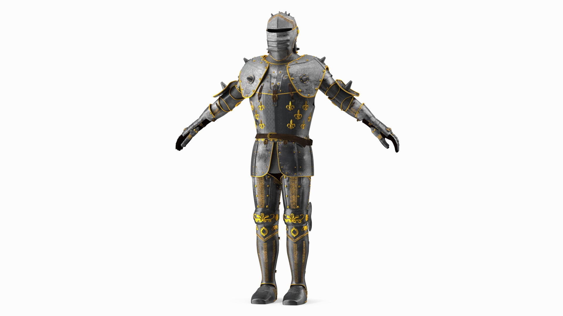 3D Medieval Knight Armor Suit Model - TurboSquid 2215067