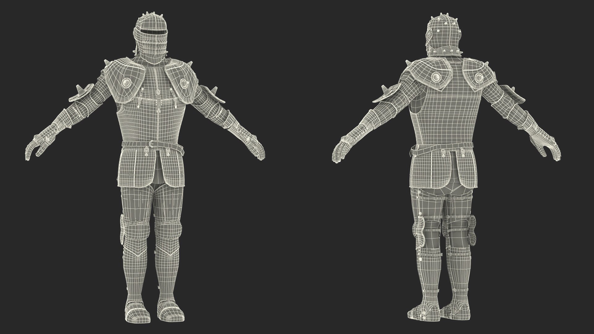 3D Medieval Knight Armor Suit Model - TurboSquid 2215067