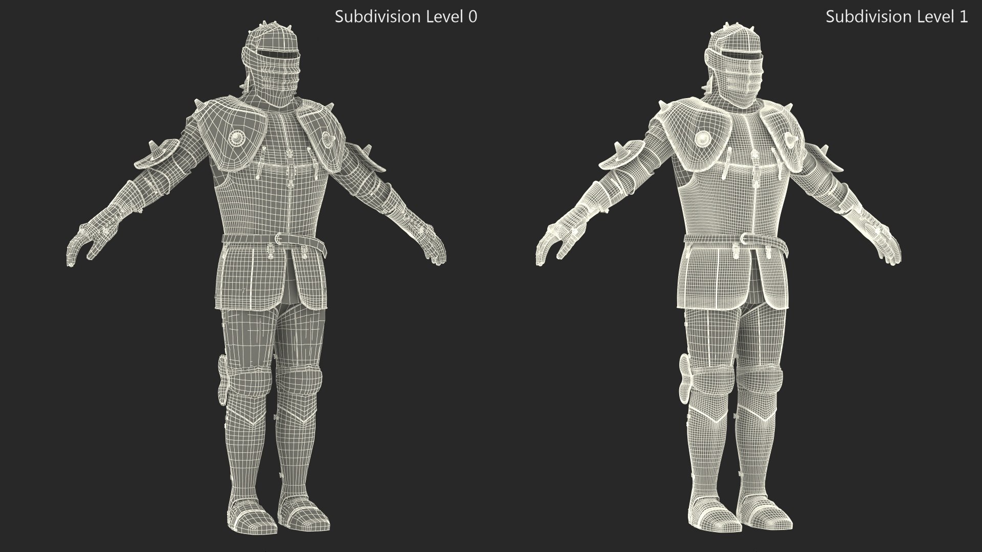 3D Medieval Knight Armor Suit Model - TurboSquid 2215067