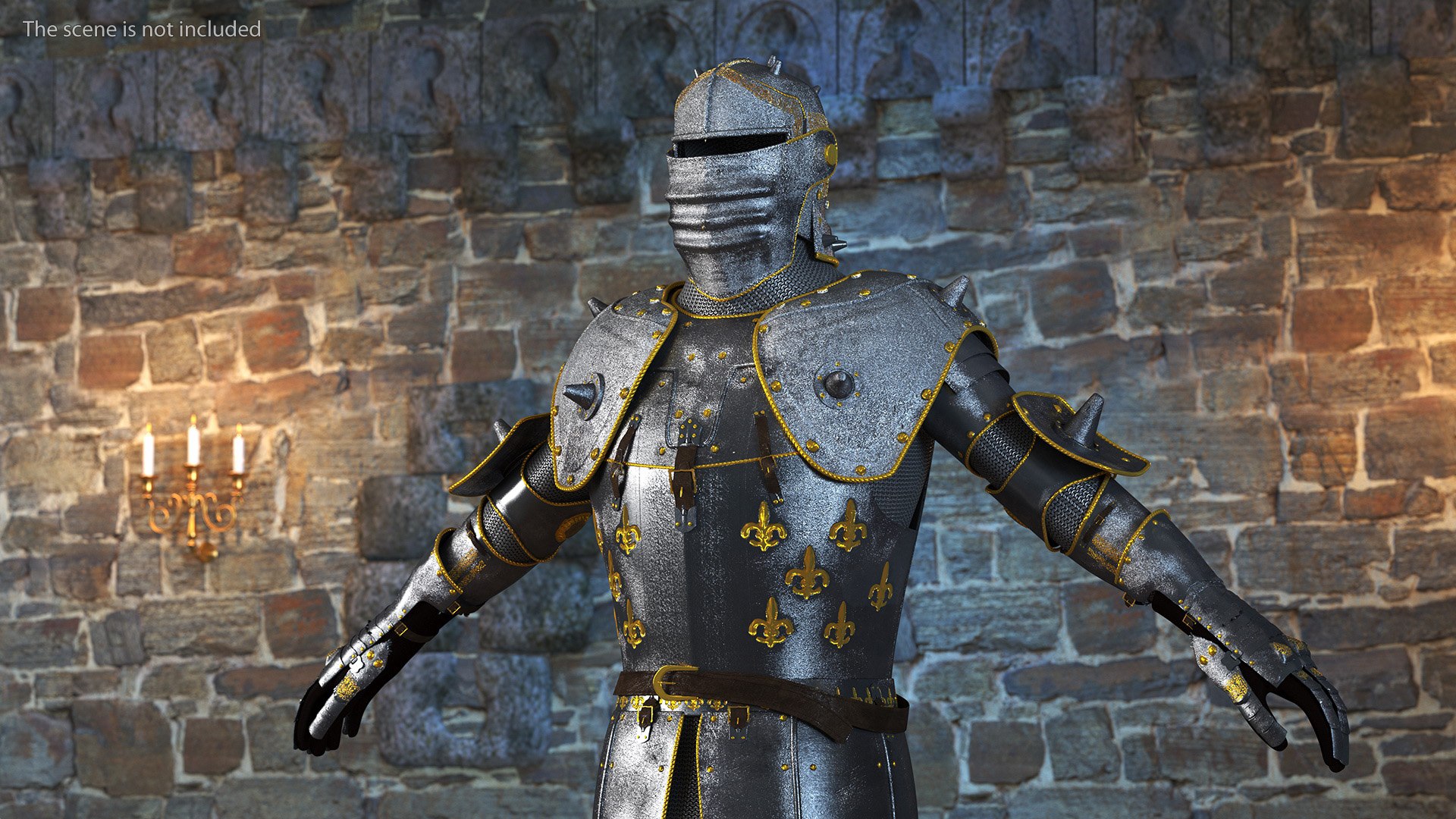 3D Medieval Knight Armor Suit Model - TurboSquid 2215067