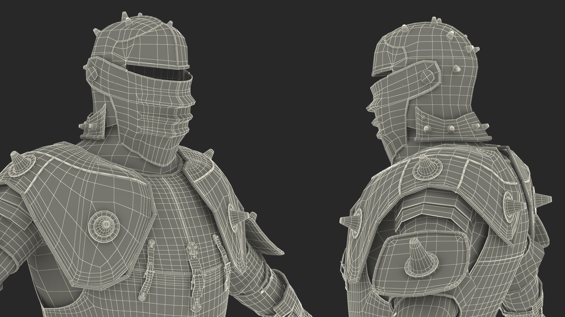 3D Medieval Knight Armor Suit Model - TurboSquid 2215067