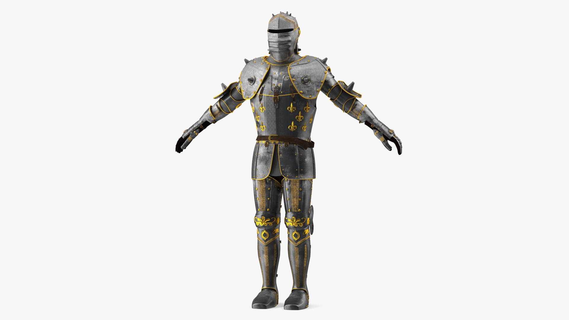 3D Medieval Knight Armor Suit Model - TurboSquid 2215067