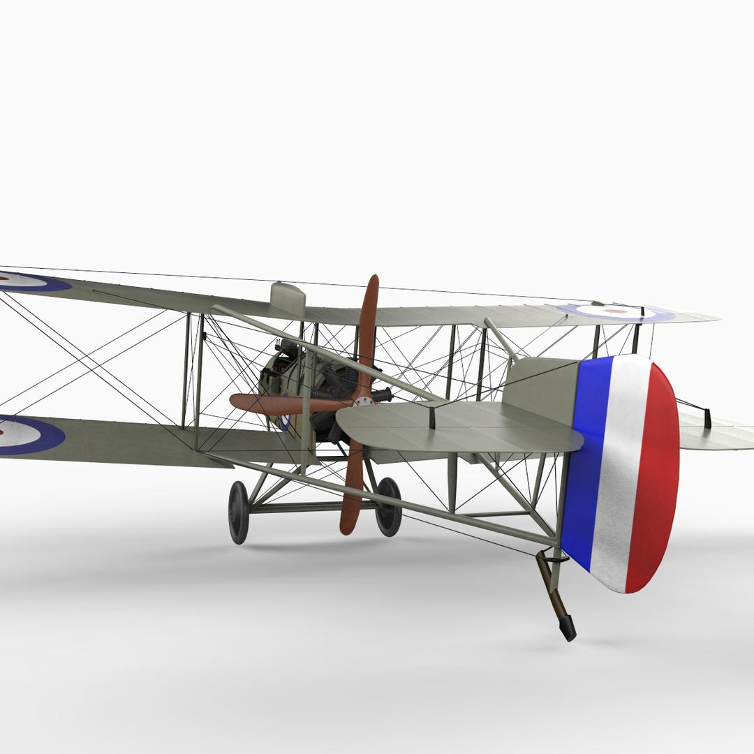 3ds max airco dh 2 aircraft