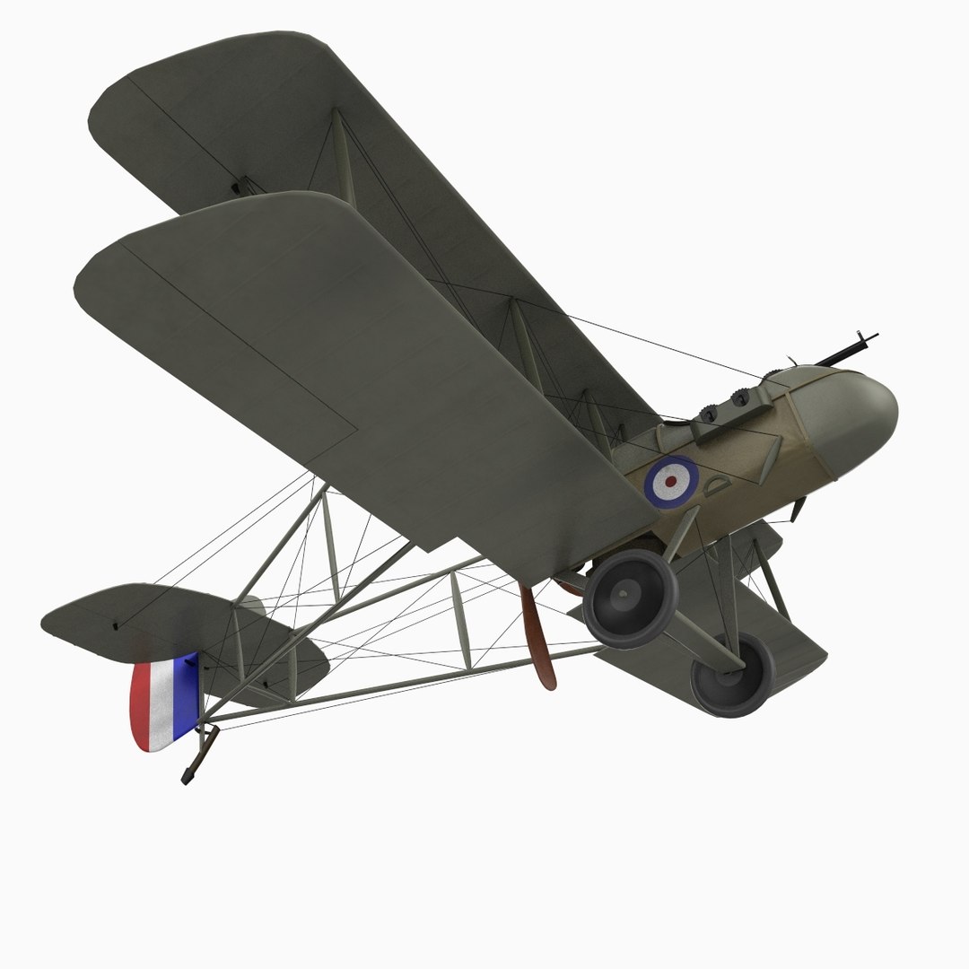 3ds Max Airco Dh 2 Aircraft