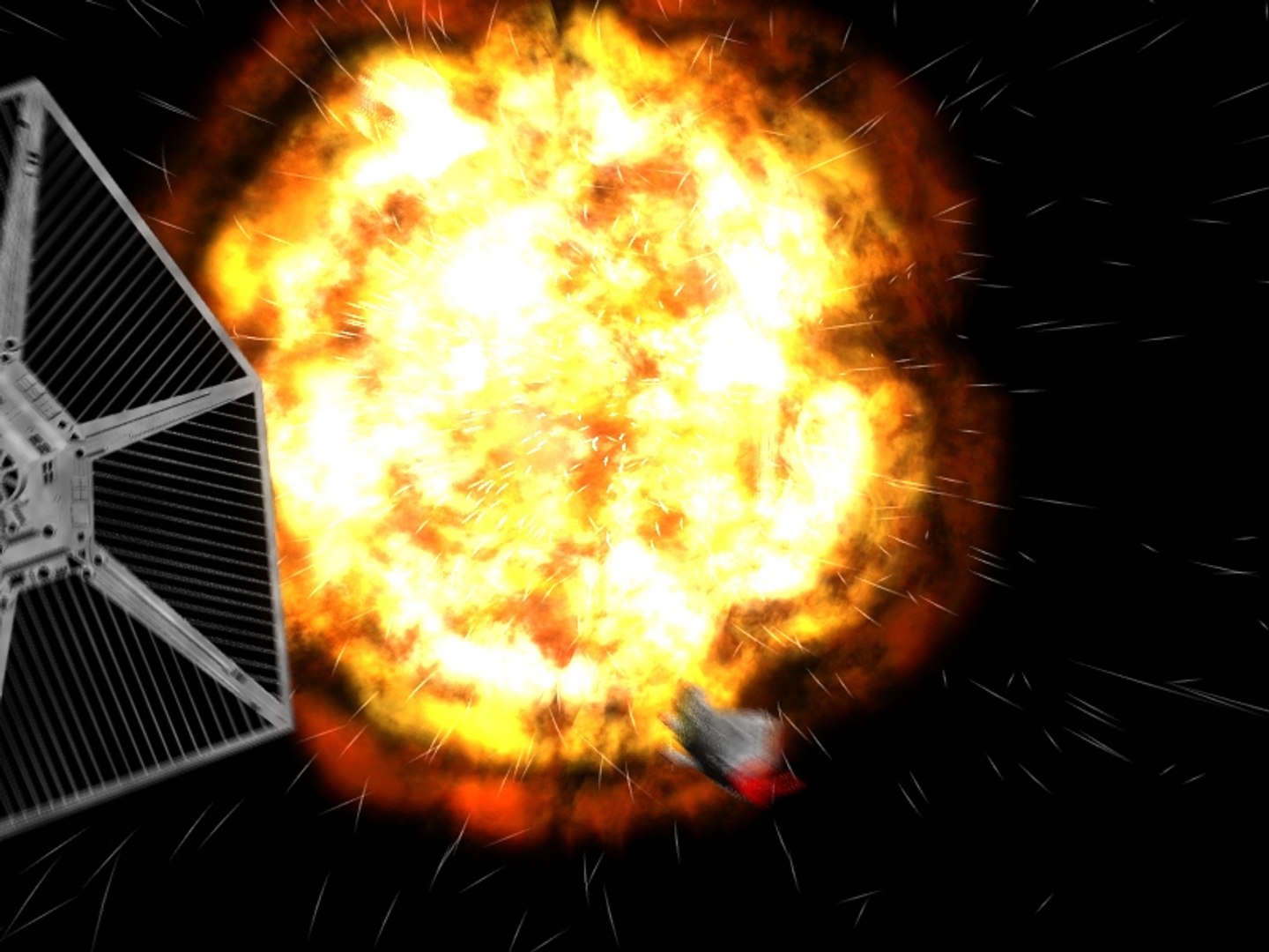 explosion blast 3d model