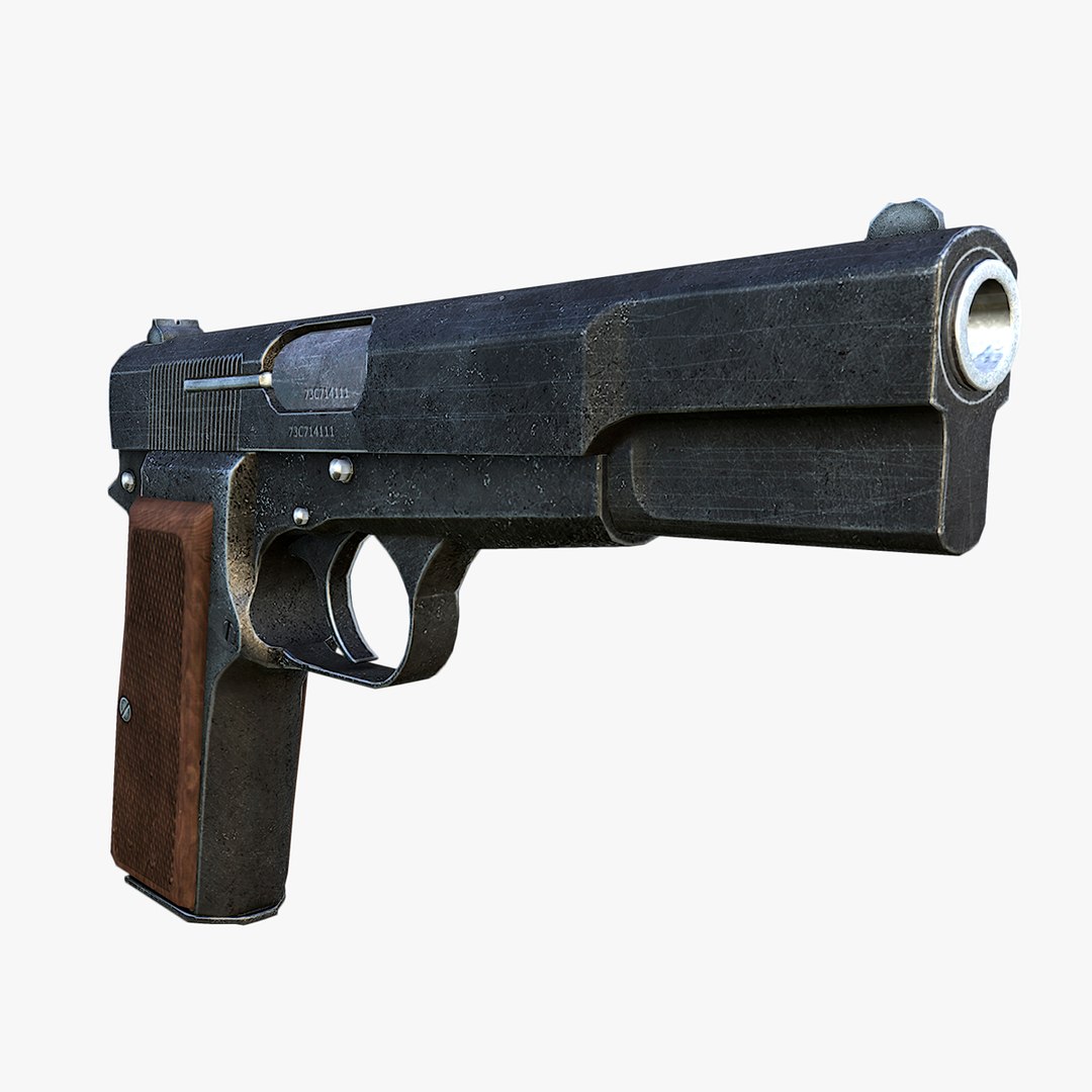 3d Model Browning Hp