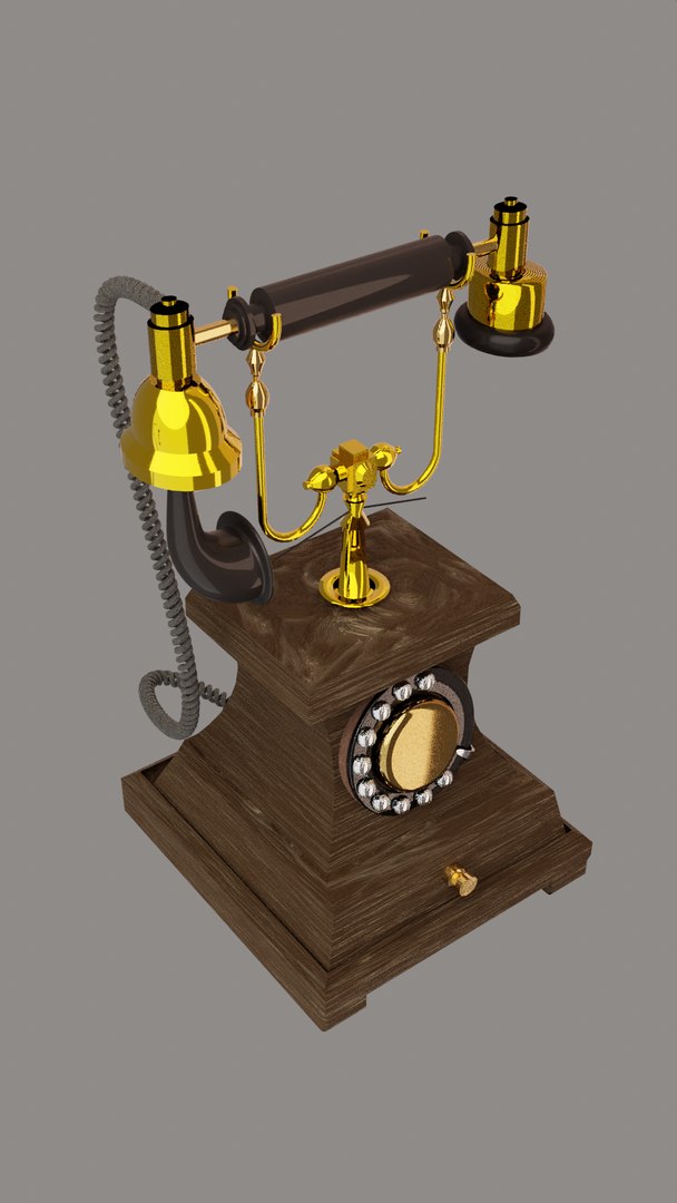 Classic Phone 3D Model - TurboSquid 2080308