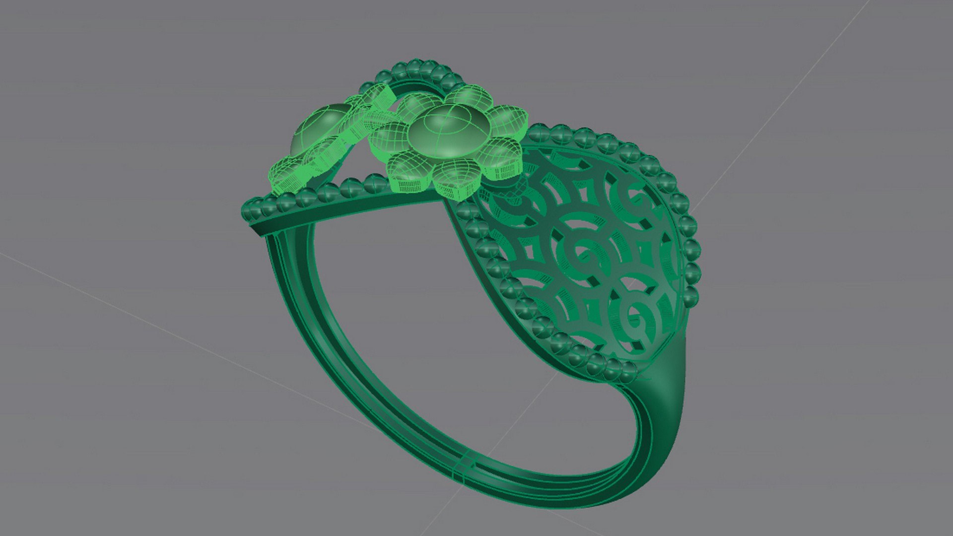 Women Rings Jewelry Rings For Women Jewellery Plain Printable STL 3DM ...
