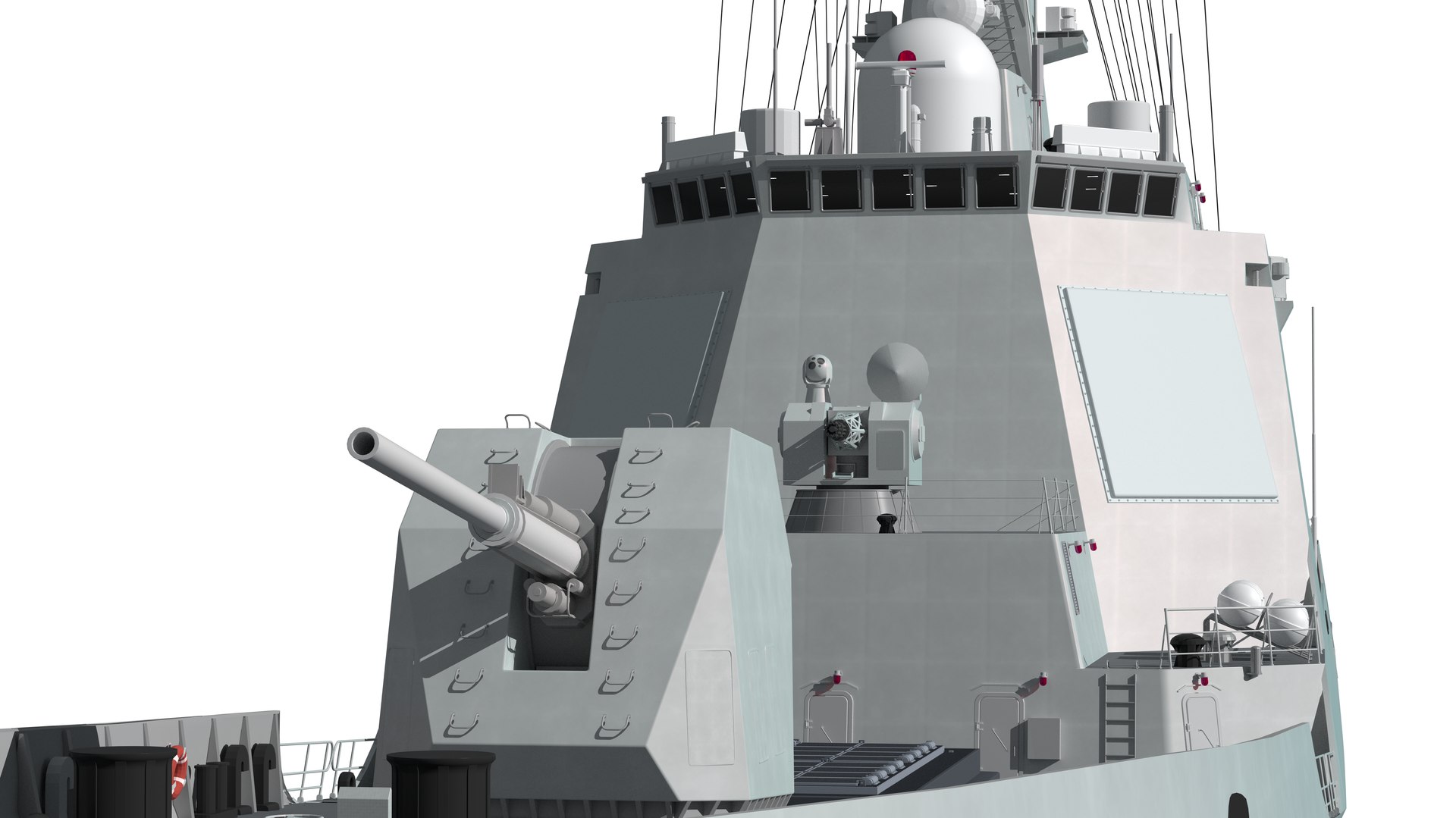 China Navys 052D Missile Destroyer Model - TurboSquid 2368840