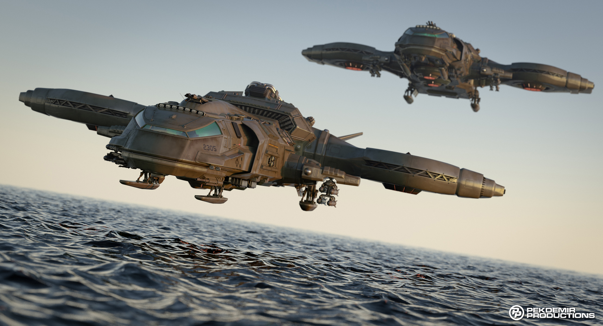 modelo 3d Dropship / Spaceship - TurboSquid 925517