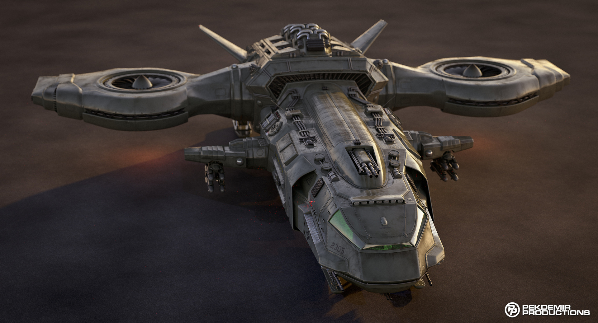 modelo 3d Dropship / Spaceship - TurboSquid 925517