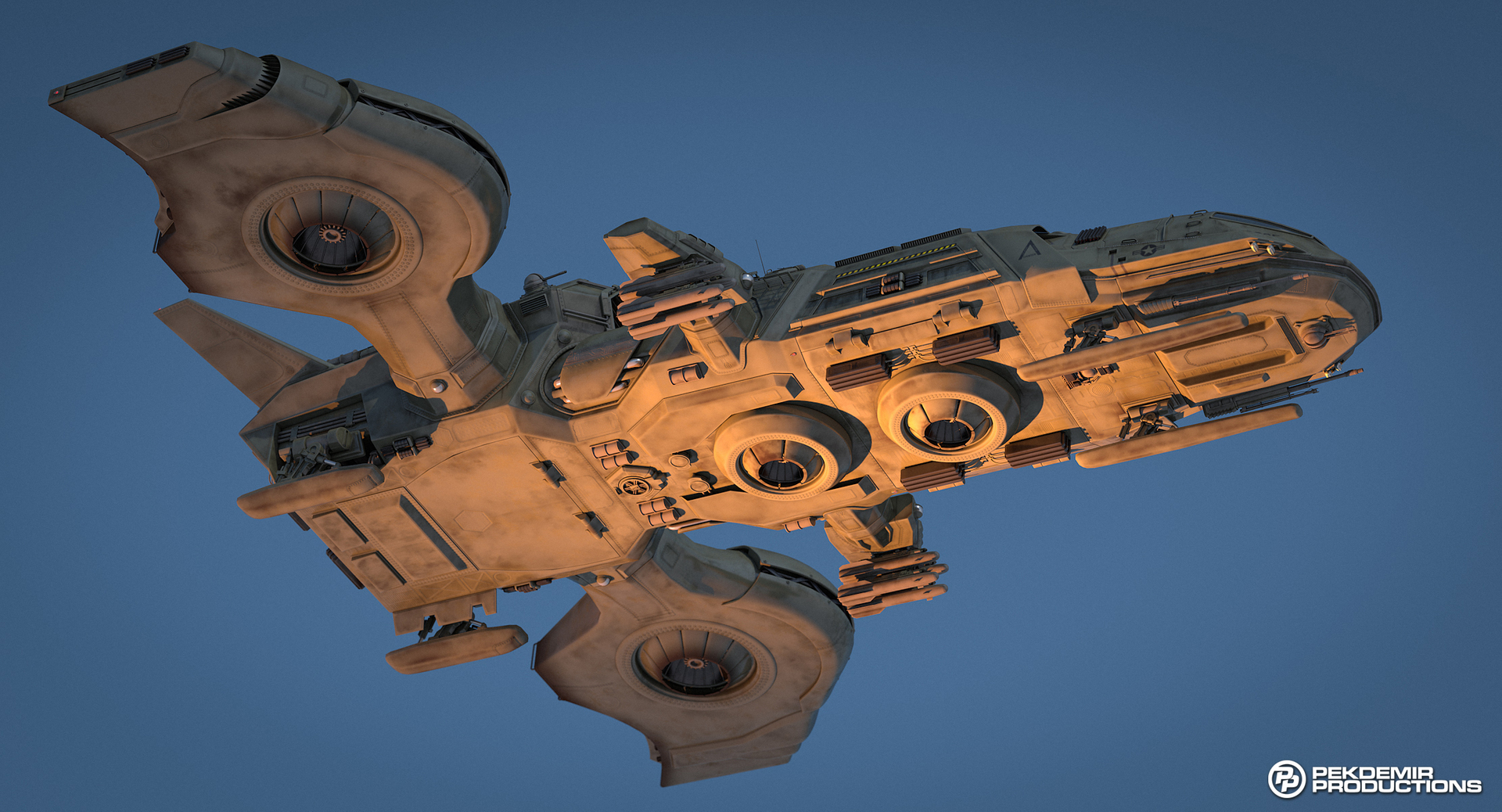 modelo 3d Dropship / Spaceship - TurboSquid 925517