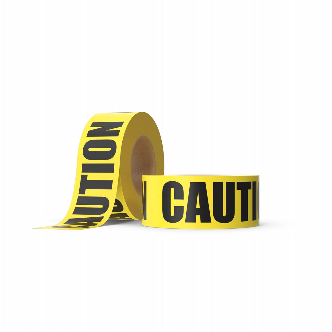 3D Caution Tape - TurboSquid 2292166