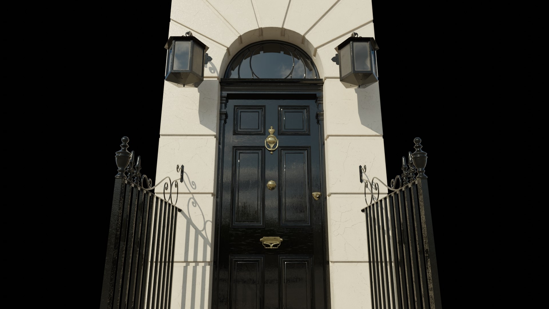 Baker street entrance door 3d model 3D model - TurboSquid 2110181