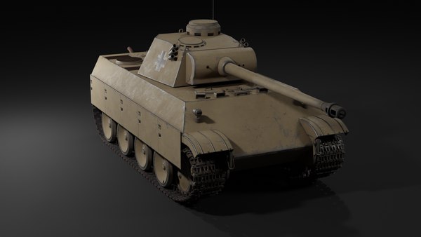Panther Tank 3D model - TurboSquid 1997133