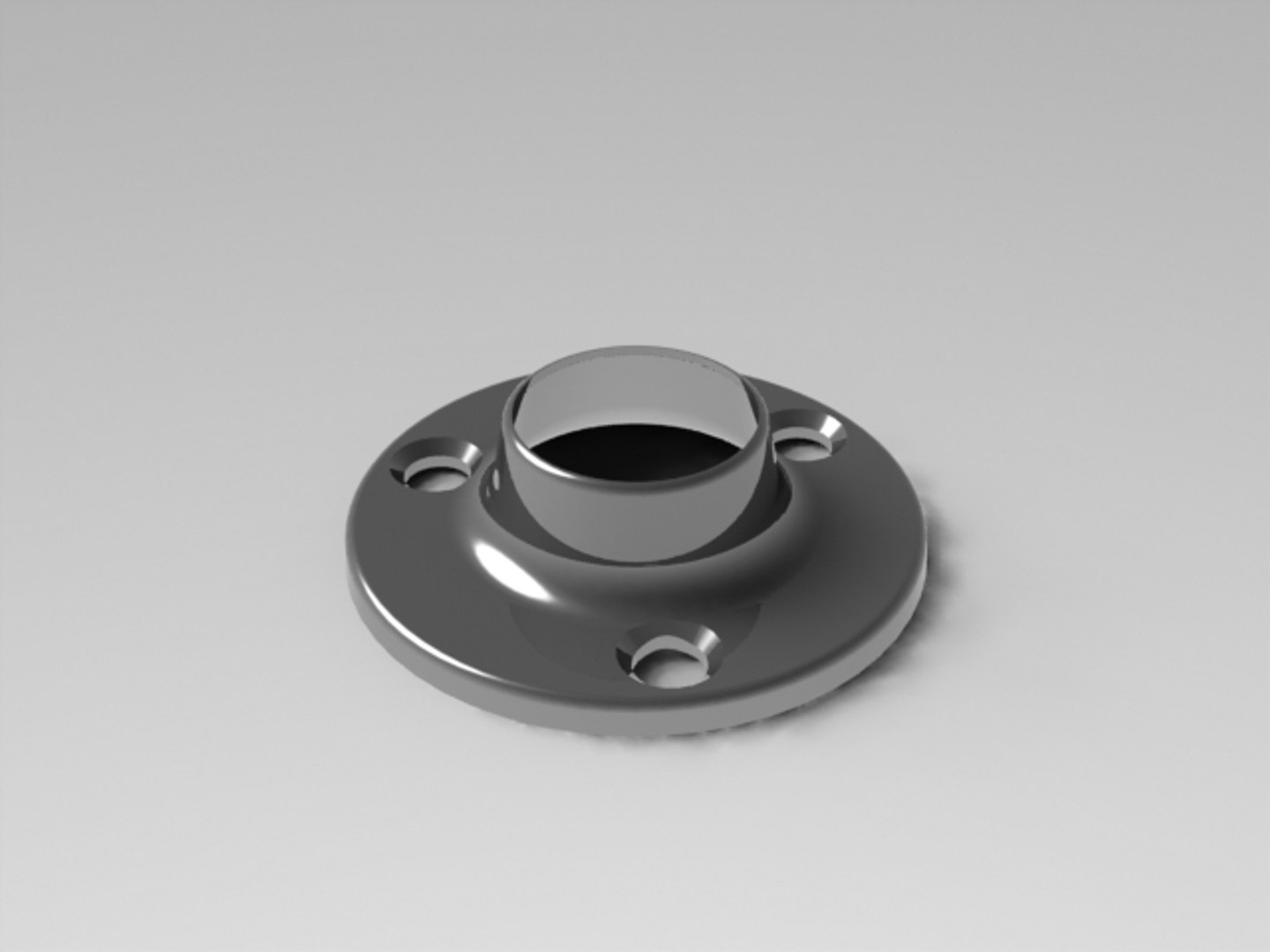 3d Railing Pole Fixing Model