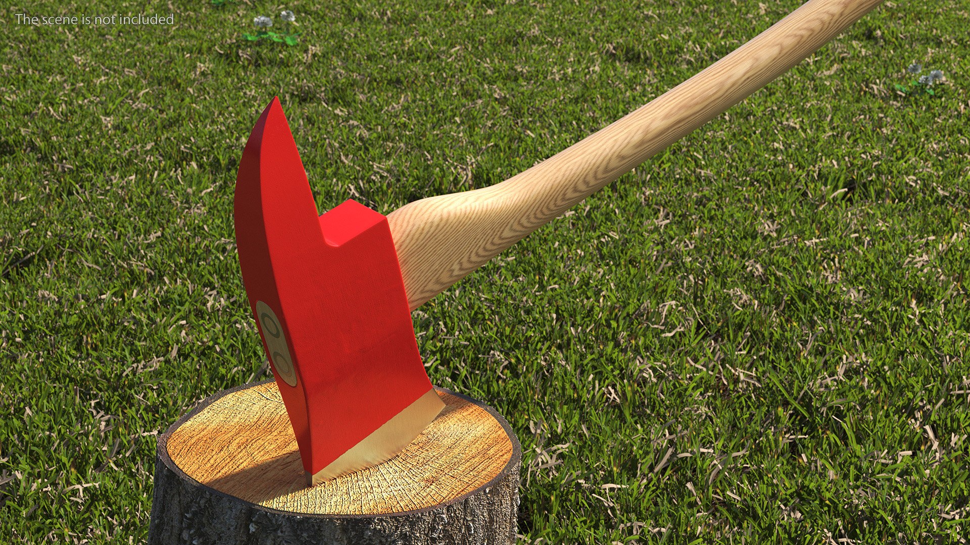 Fireman Axe With Wooden Handle New Model - TurboSquid 2178327