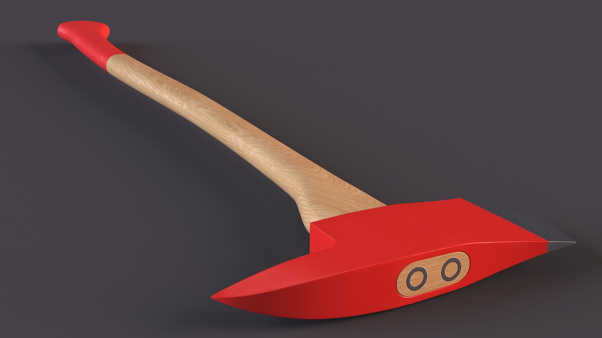 Fireman Axe With Wooden Handle New Model - TurboSquid 2178327