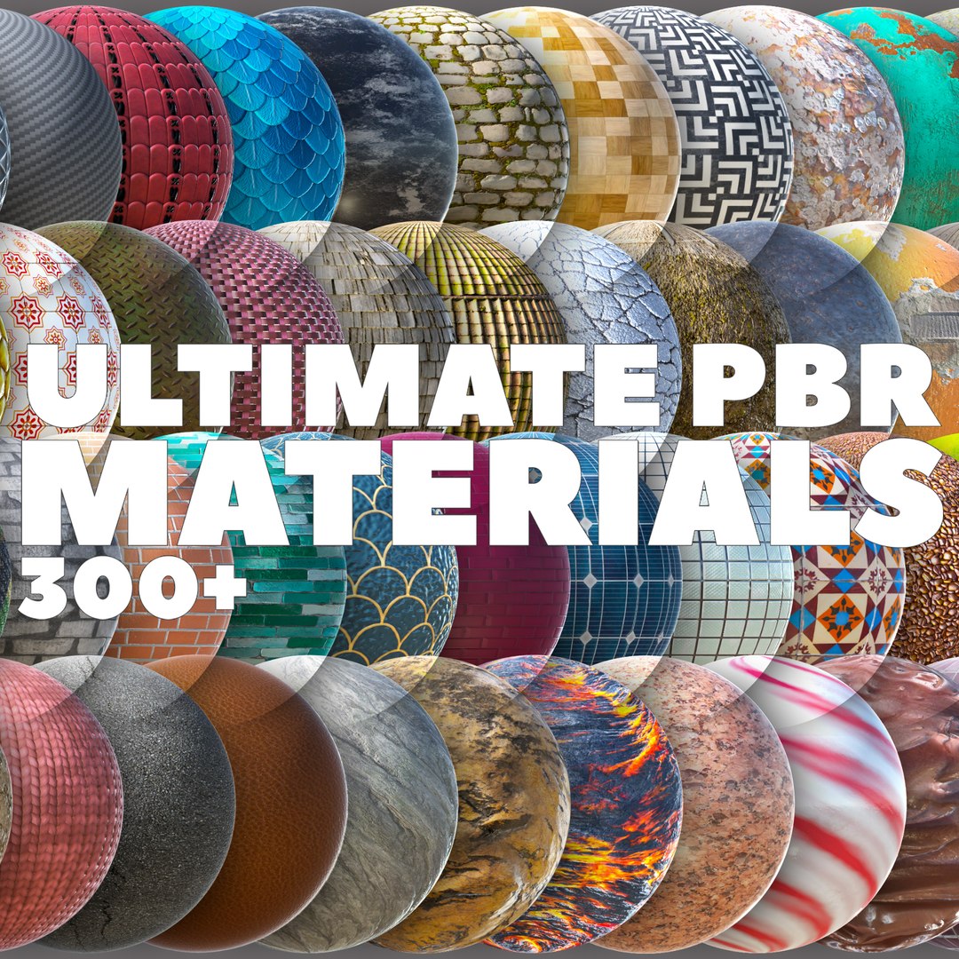 Ultimate Pbr Materials 300 3D - TurboSquid 1662761