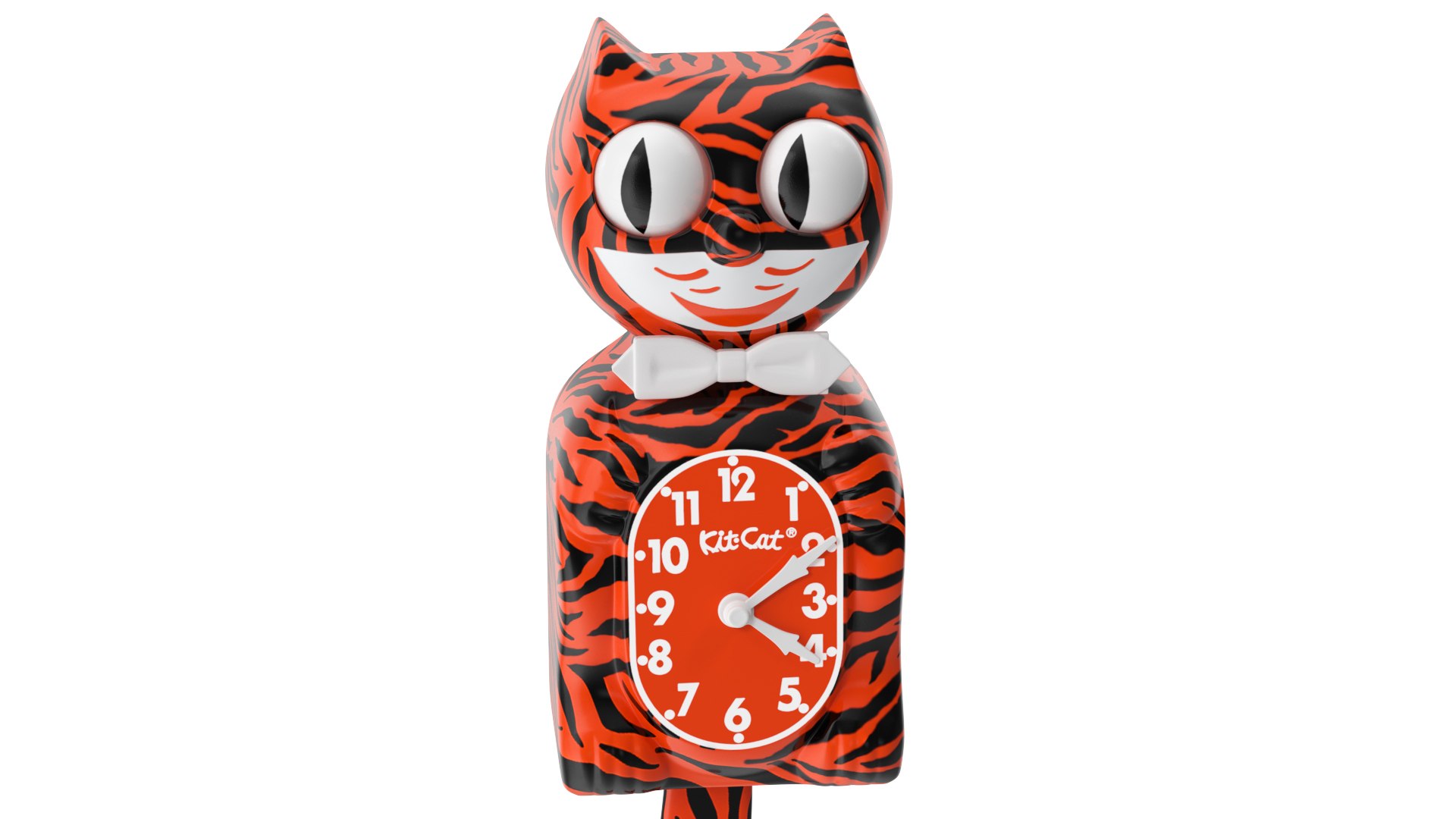 Bengal Tiger Kit Cat Clock Rigged 3D - TurboSquid 2065197