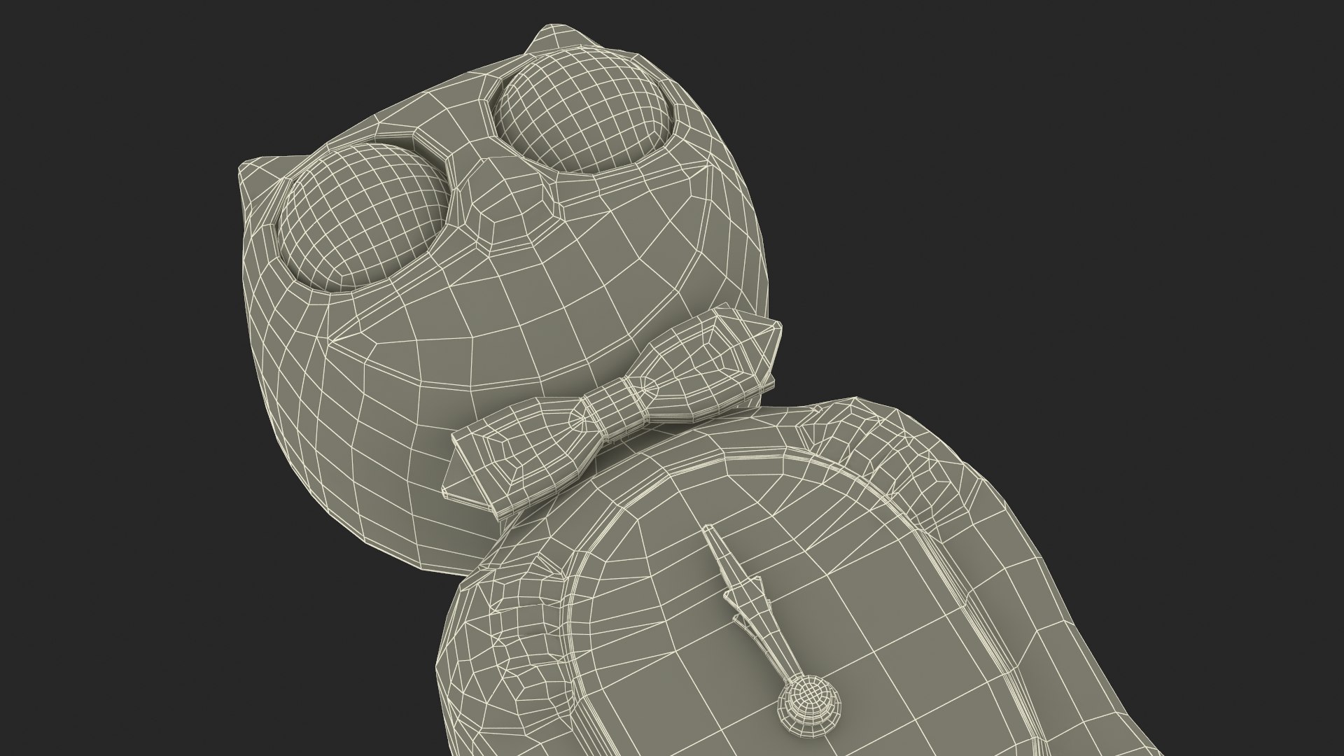 Bengal Tiger Kit Cat Clock Rigged 3D - TurboSquid 2065197