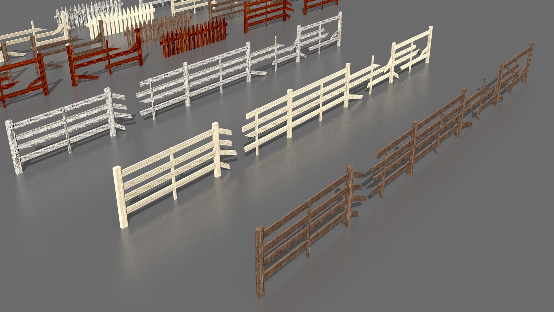 3D model fences - TurboSquid 1186606