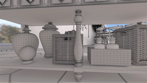 3D Seaman Dining Room and Kitchen model - TurboSquid 1978188