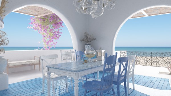 3D Seaman Dining Room and Kitchen model - TurboSquid 1978188