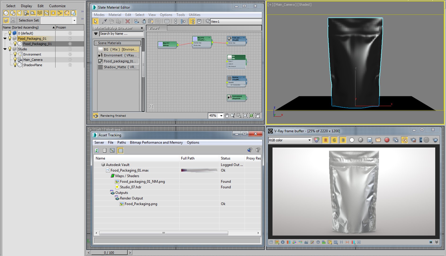 3D model realistic food packaging 01 - TurboSquid 1205979