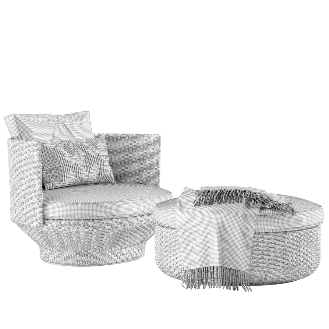 Wittmann Paradise Bird Armchair 3D Model - TurboSquid 2157252