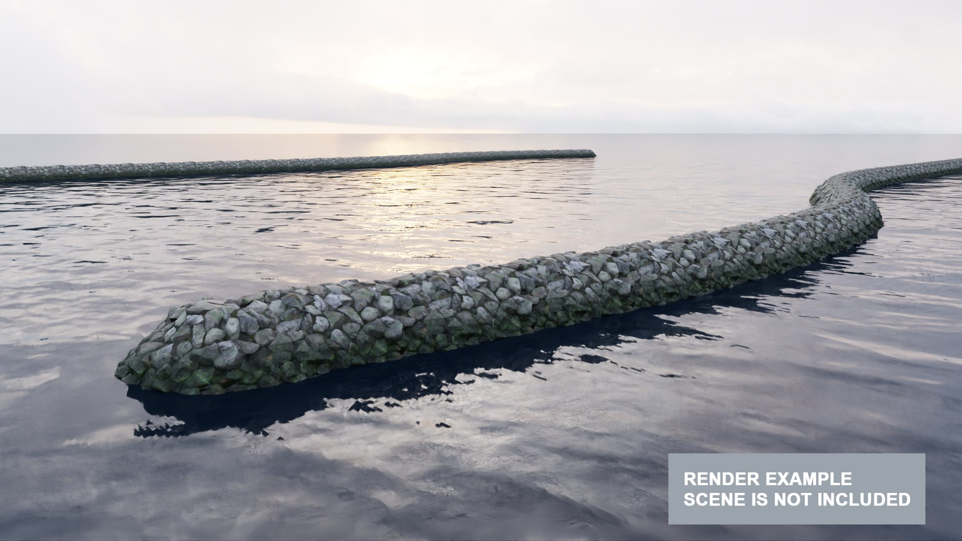 Breakwater Real-time 3D Model - TurboSquid 2078660