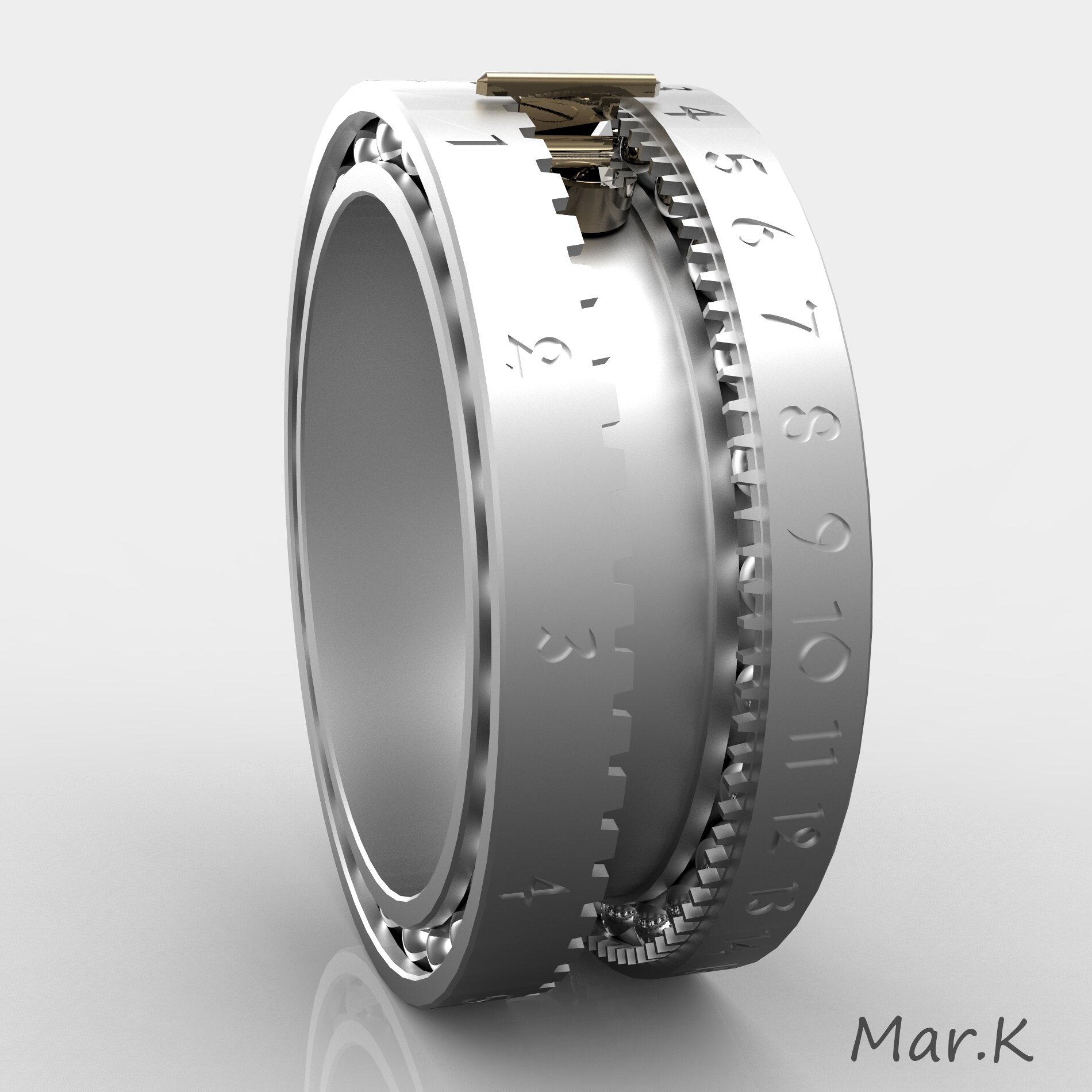 steampunk ring 3d 3ds