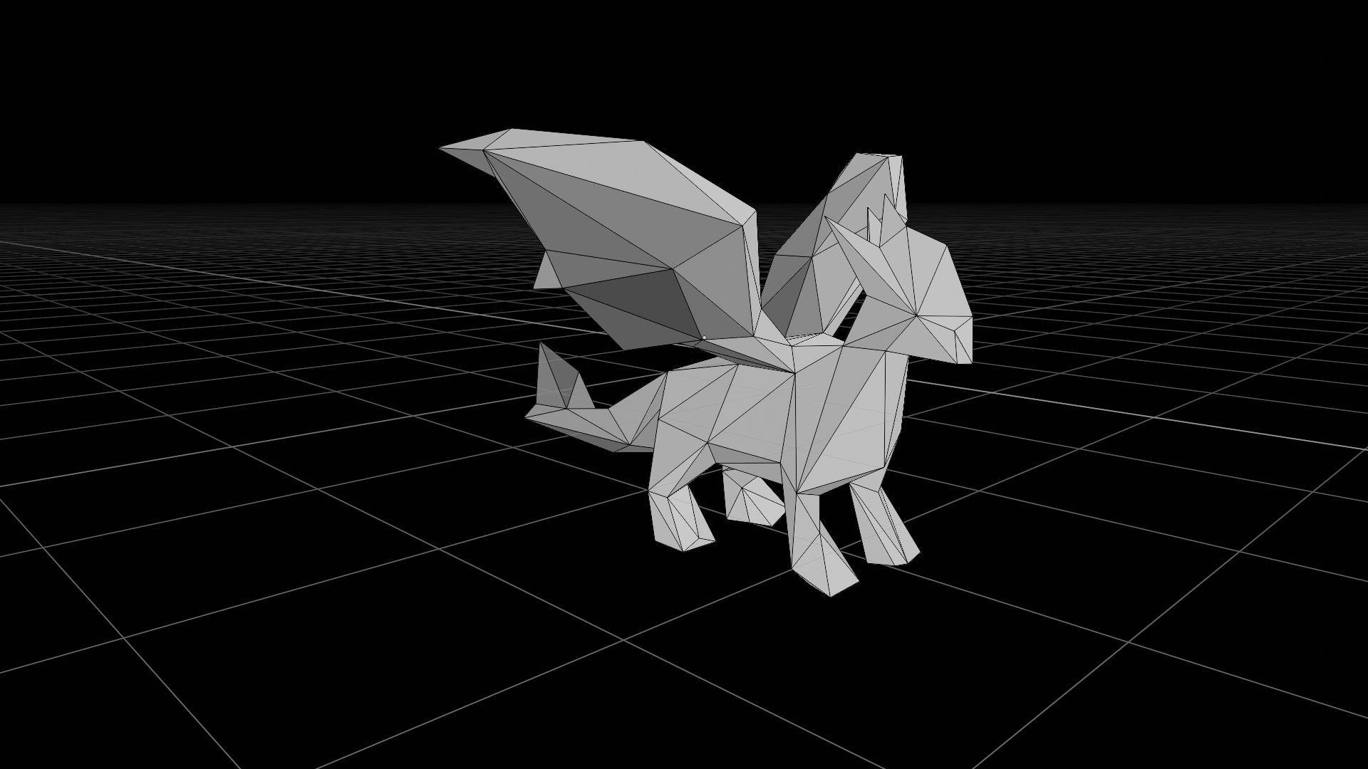 Red Dragon Low Poly Origami Paper 3D - TurboSquid 2216978