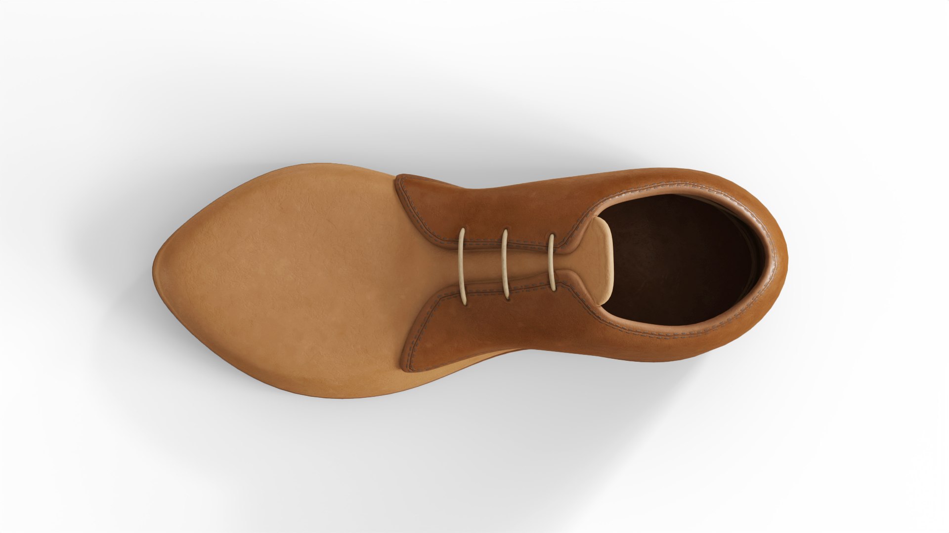 3D The Timeless Elegance Classic Brown Shoes - TurboSquid 2046789