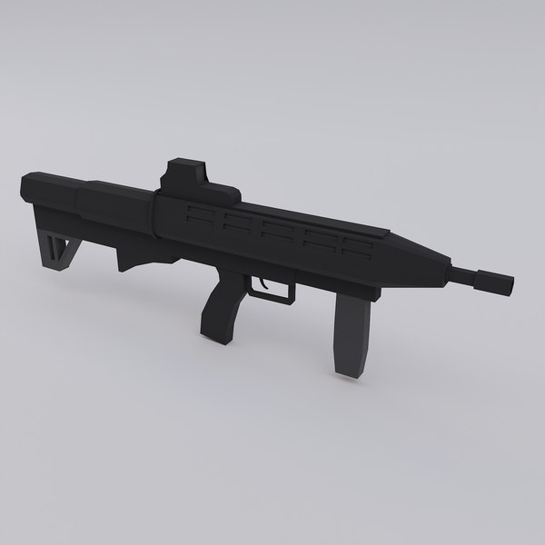 modelo 3d BR18 bullpup assault rifle gun - TurboSquid 1992787