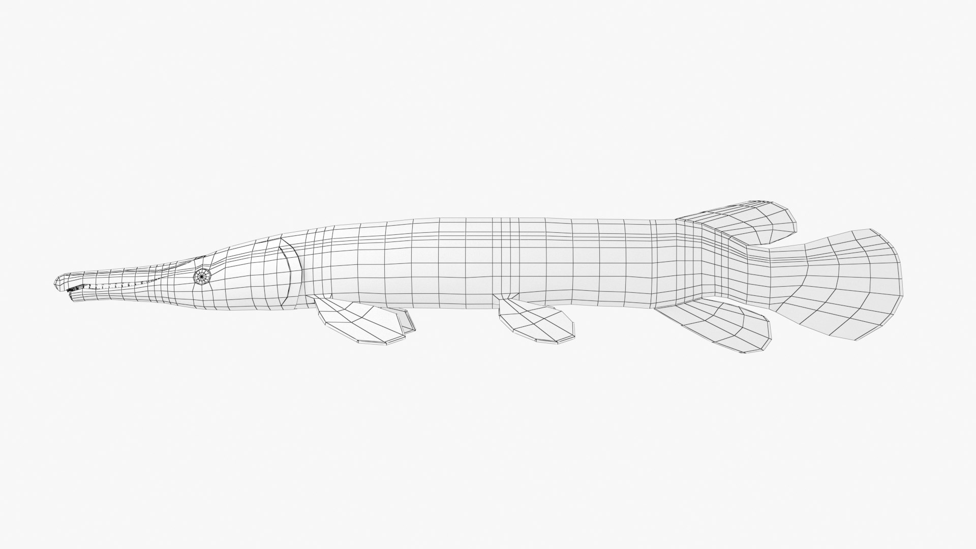 3D Alligator Gar Model - TurboSquid 1846159