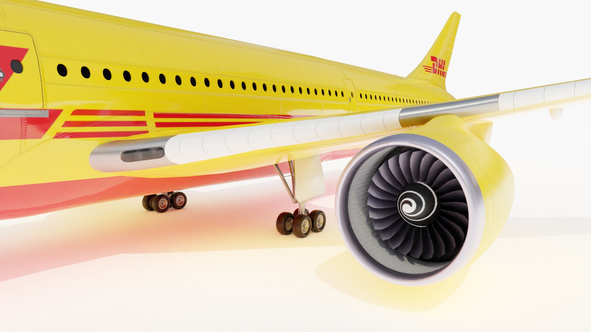 3d Model 787 Dhl