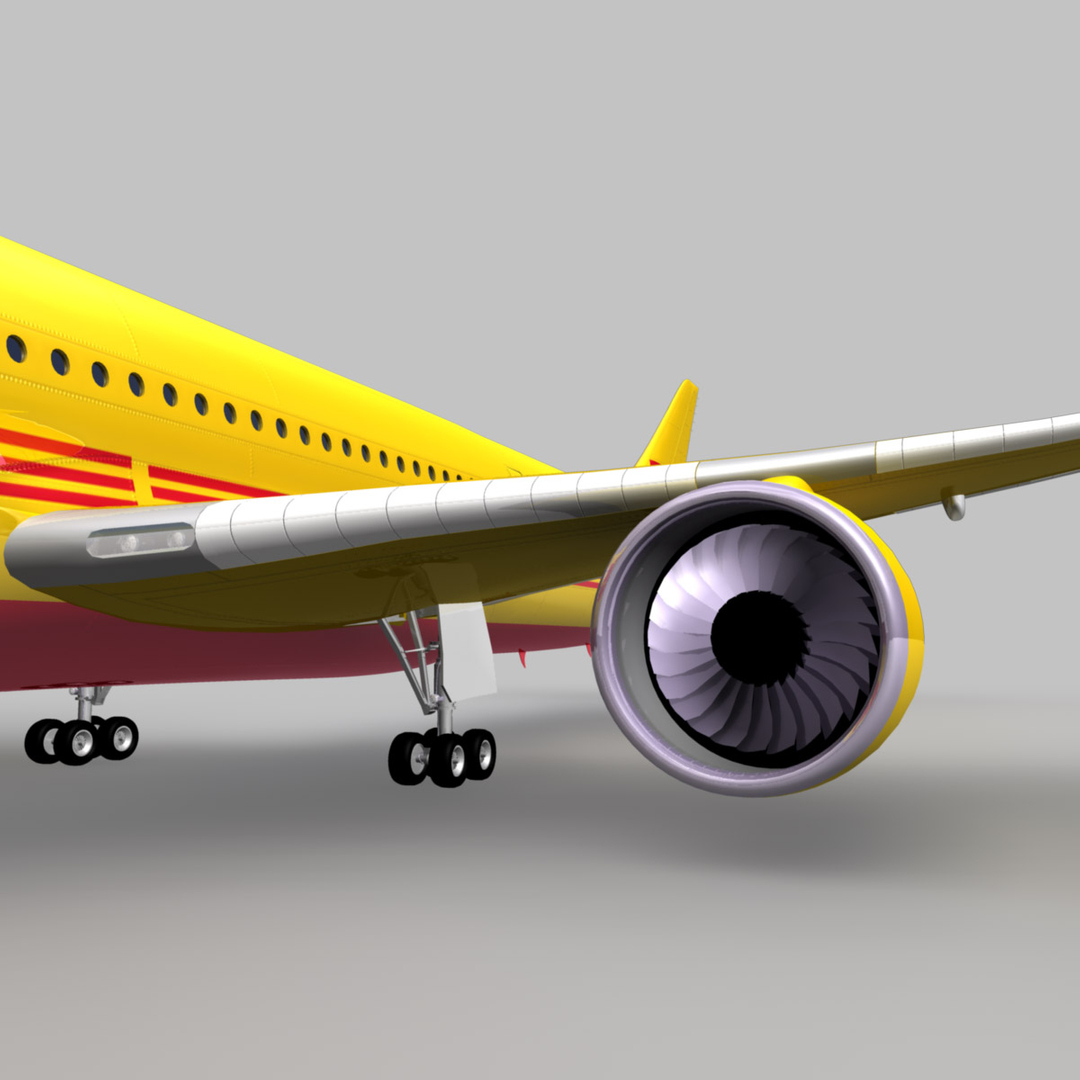 3d model 787 dhl