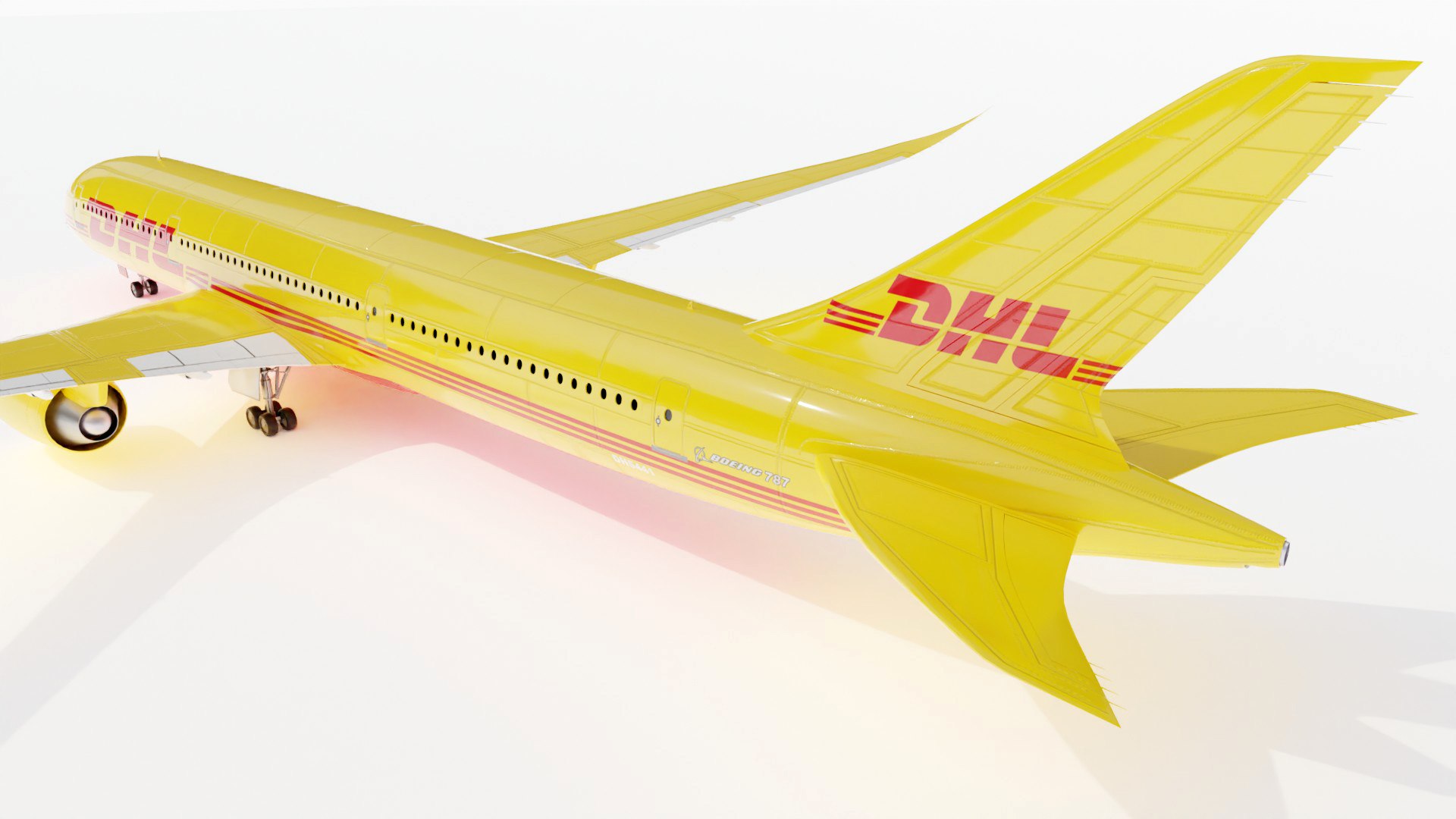 3d Model 787 Dhl