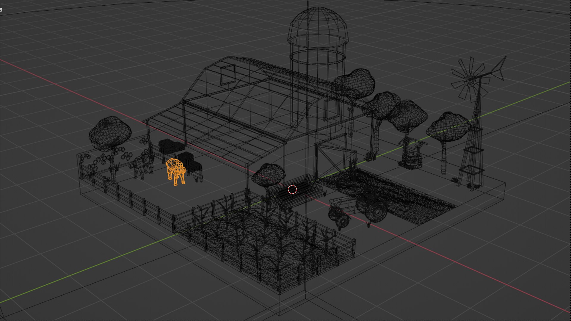 3D Farm Low Poly - TurboSquid 2086579