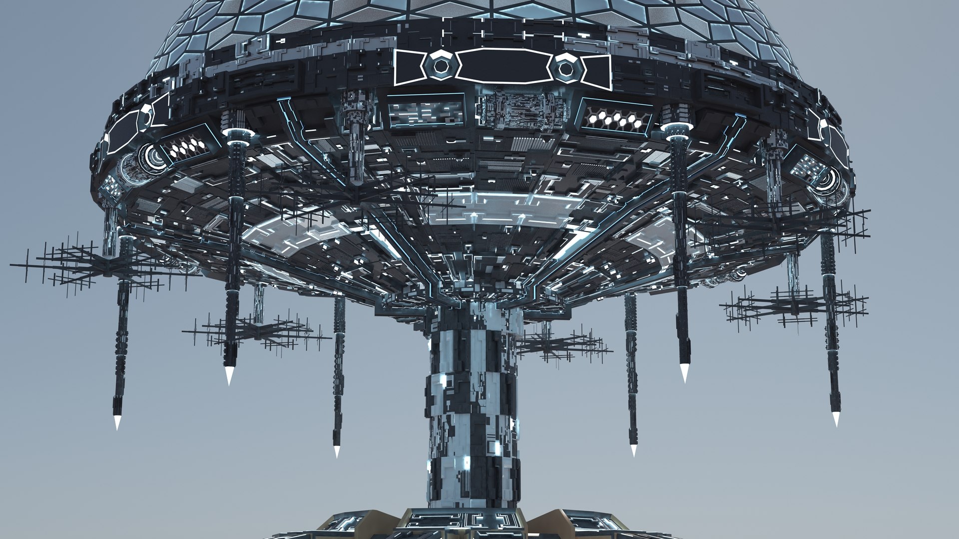 3D Interplanetary Bio Dome Model - TurboSquid 1810749