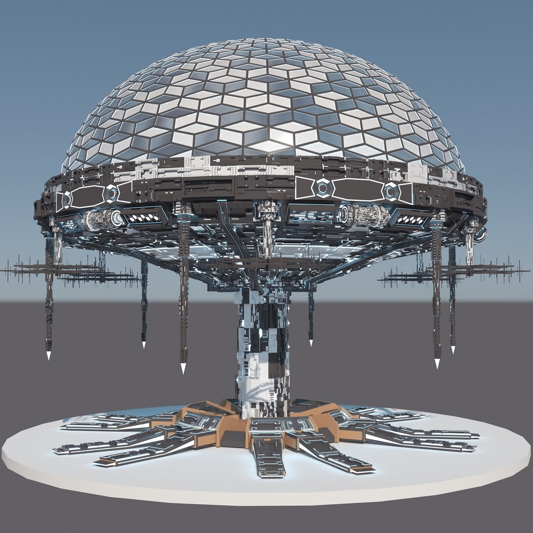 3D Interplanetary Bio Dome Model - TurboSquid 1810749