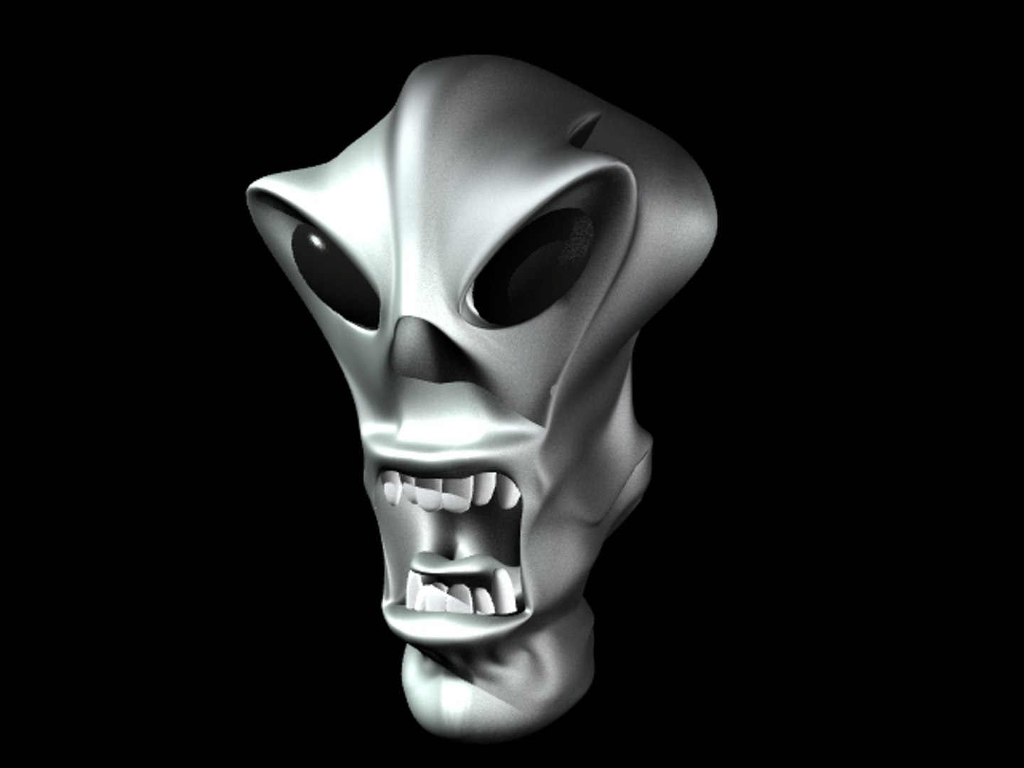 Lightwave Alien Head