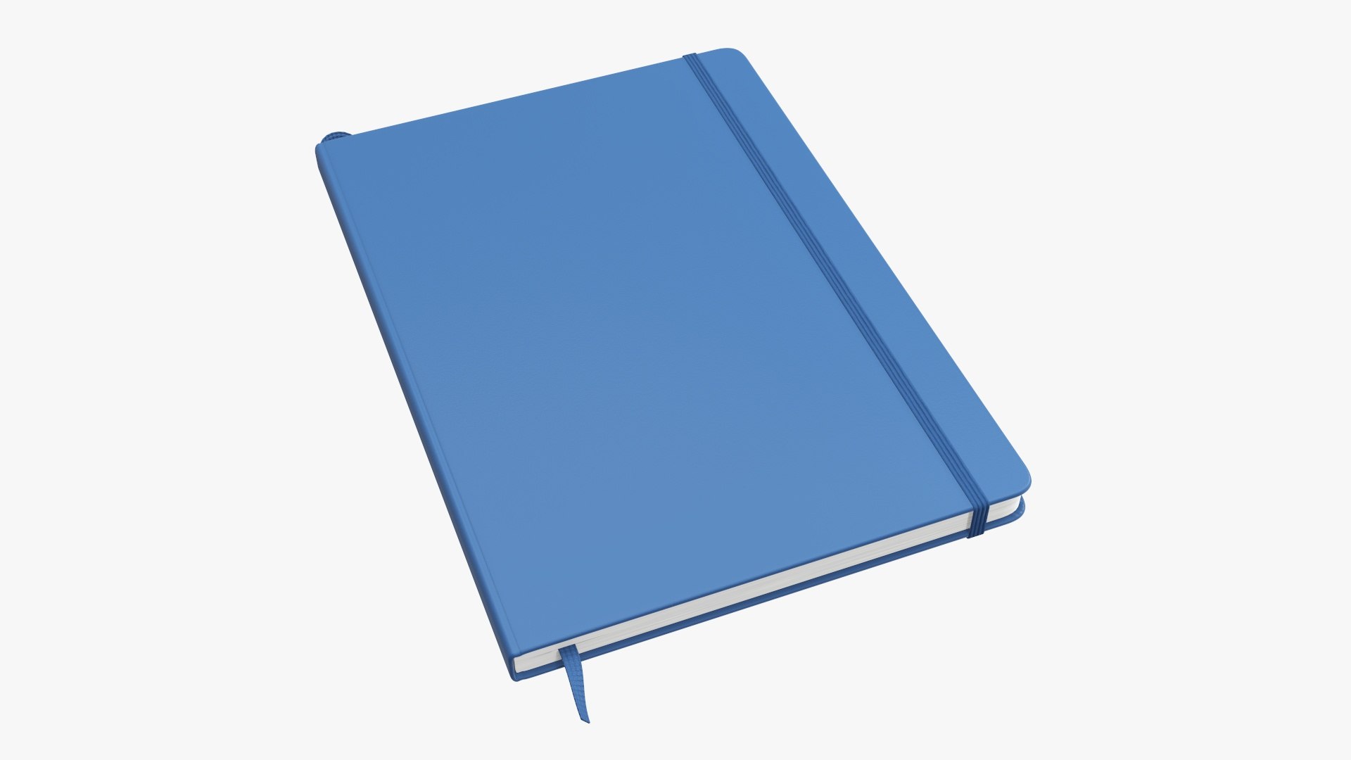 Hardcover Strap Notebook 3D Model - TurboSquid 1678214