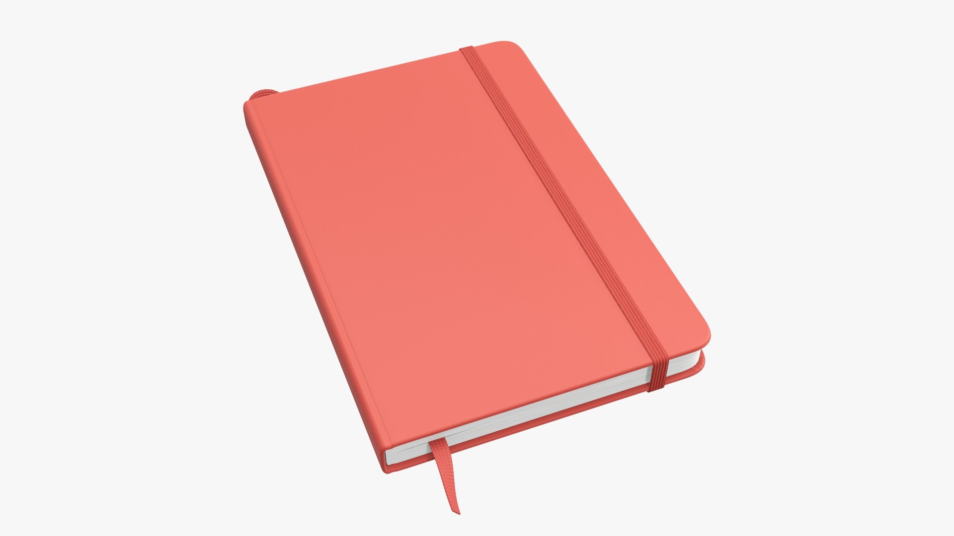 Hardcover Strap Notebook 3D Model - TurboSquid 1678214