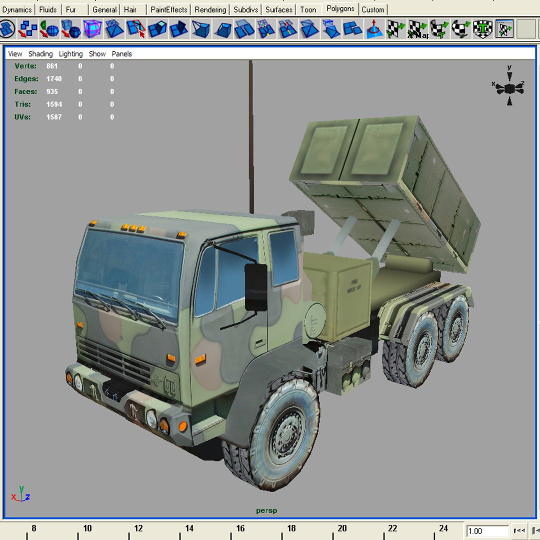 Obj Meads Sam Vehicle Missile