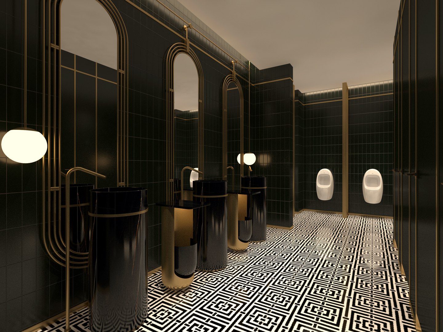 3D Restroom Public Wc Model - TurboSquid 2392163