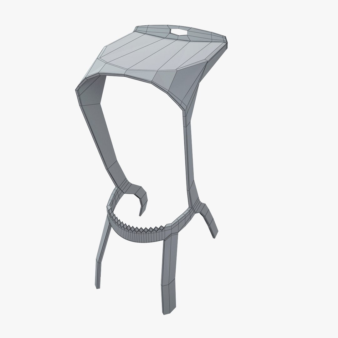 3d Jaws Bar Stool Model